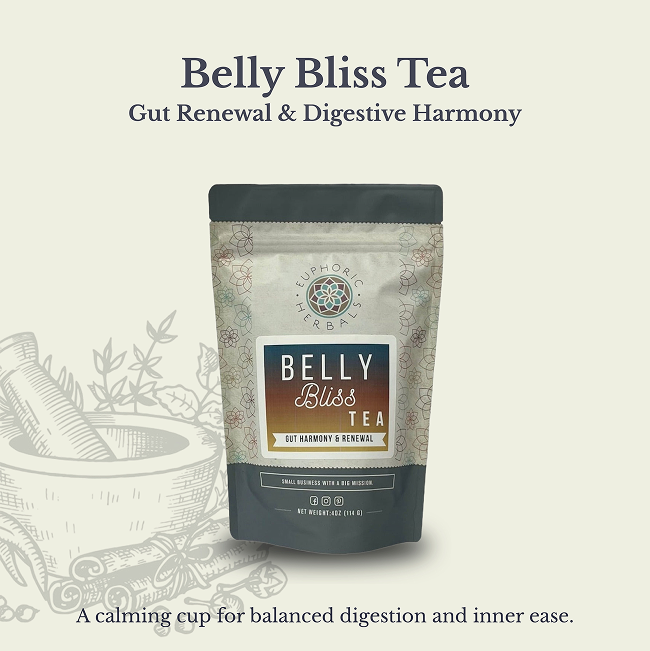 Belly Bliss Gut Renewal Tea – Euphoric Herbals
