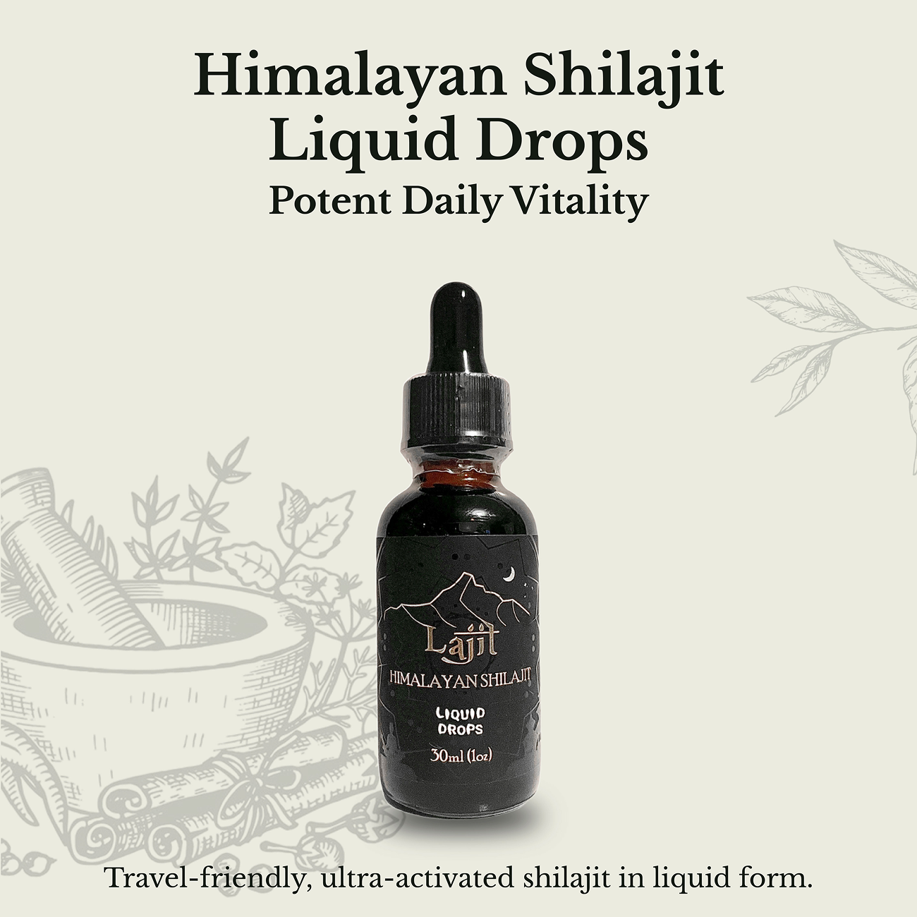 Himalayan Shilajit Liquid Drops – Euphoric Herbals